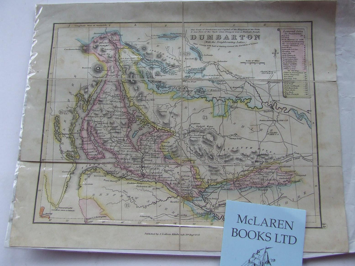 Dumbarton (with the neighbouring lakes) - map – McLaren Books
