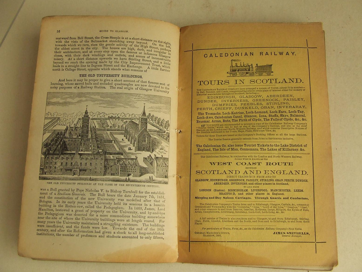 Tweed's Guide to Glasgow and the Clyde – McLaren Books